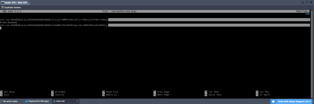 Cara Melakukan SSH ke Elastic VPS di Dewacloud
