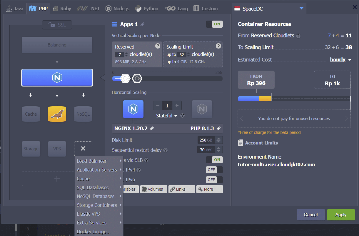 Cara Deploy Multi Application pada 1 Environment di Dewacloud ... Cara Deploy Multi Application pada 1 Environment di Dewacloud ...